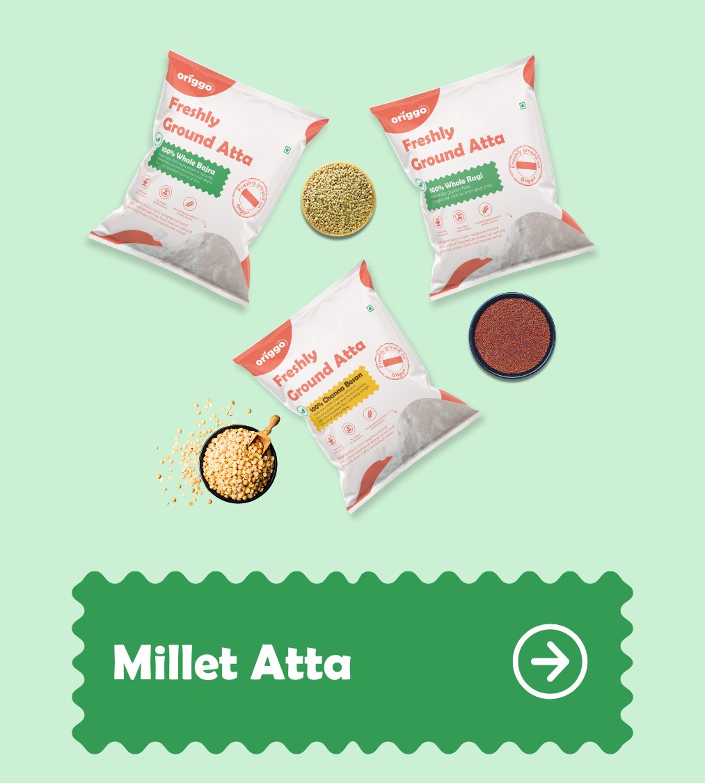 Millet Atta - Jowar | Bajra | Ragi – Origgo